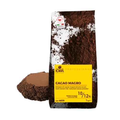 ICAM 10/12 Cocoa Powder – Low Fat & Alkalised (1kg Bag)