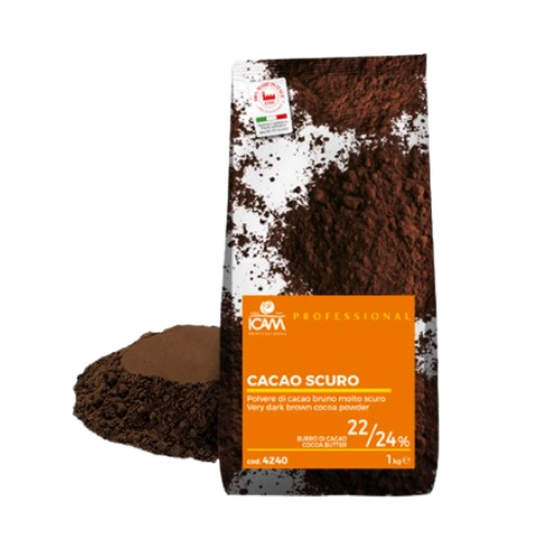 ICAM 22/24 Dark Cocoa Powder – High-Fat Alkalised (1kg)