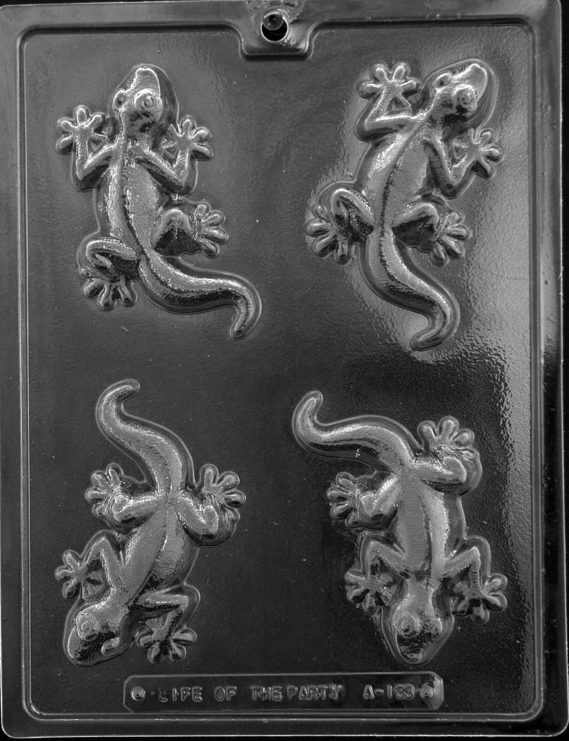 Lizards Chocolate Mould – 4 Cavities