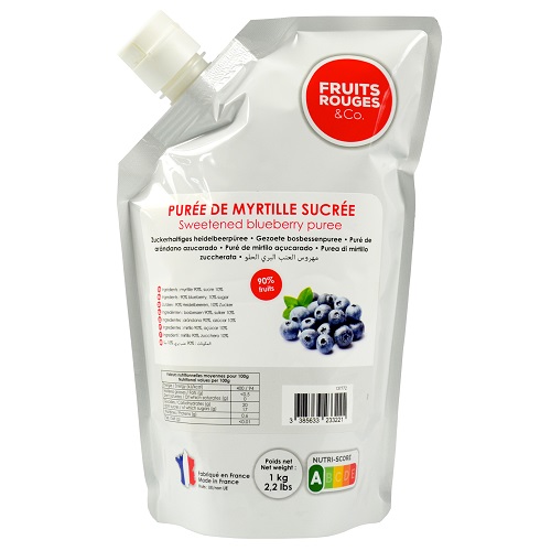Home Chocolate Factory: Fruits Rouge Wild Blueberry Puree - 1kg