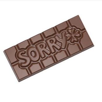 Home Chocolate Factory: Chocolate World 45g Sorry Tablet Mould