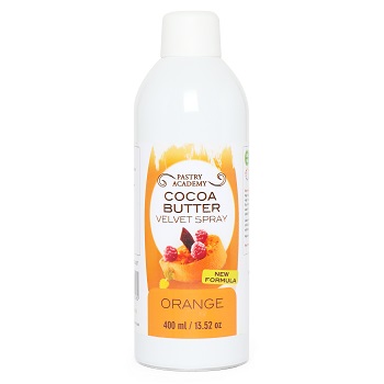 Home Chocolate Factory: Pastry Academy Orange Cocoa Butter Velvet Spray ...
